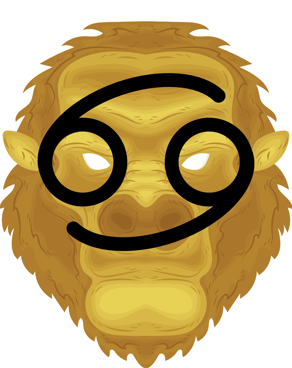 Cancer Monkey: The Playful Dreamer - Zodiac Fusion