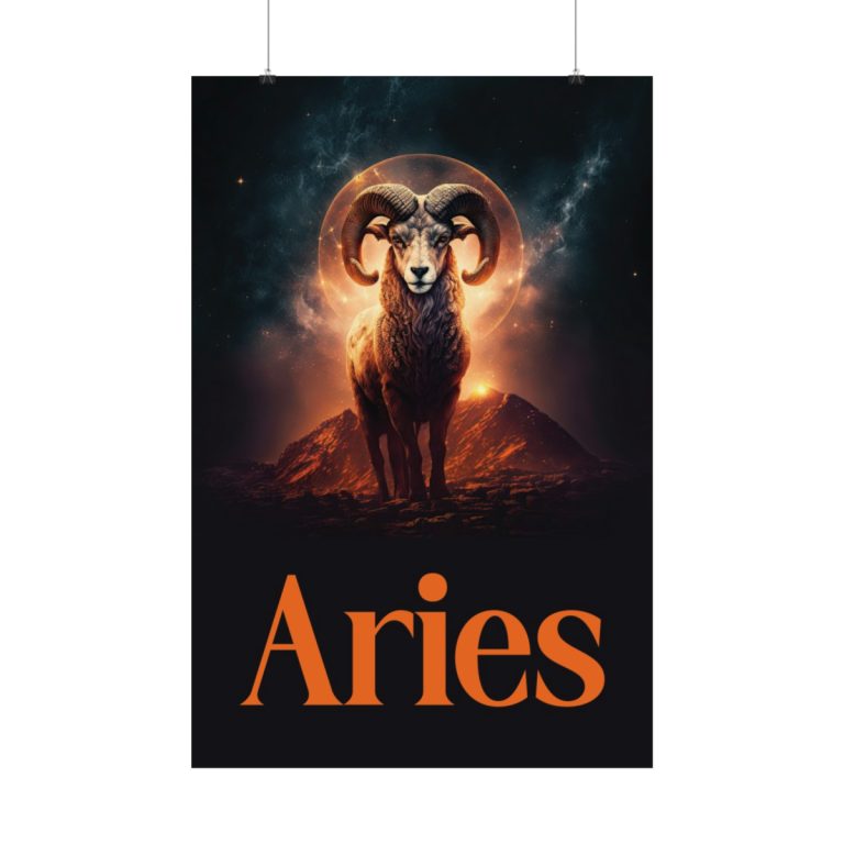 Aries Posters - Zodiac Fusion