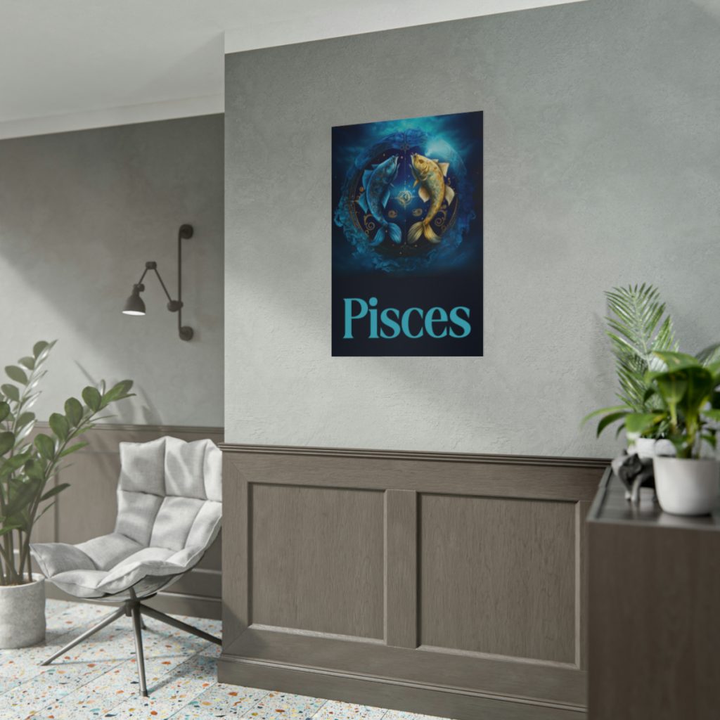 Pisces Posters - Zodiac Fusion
