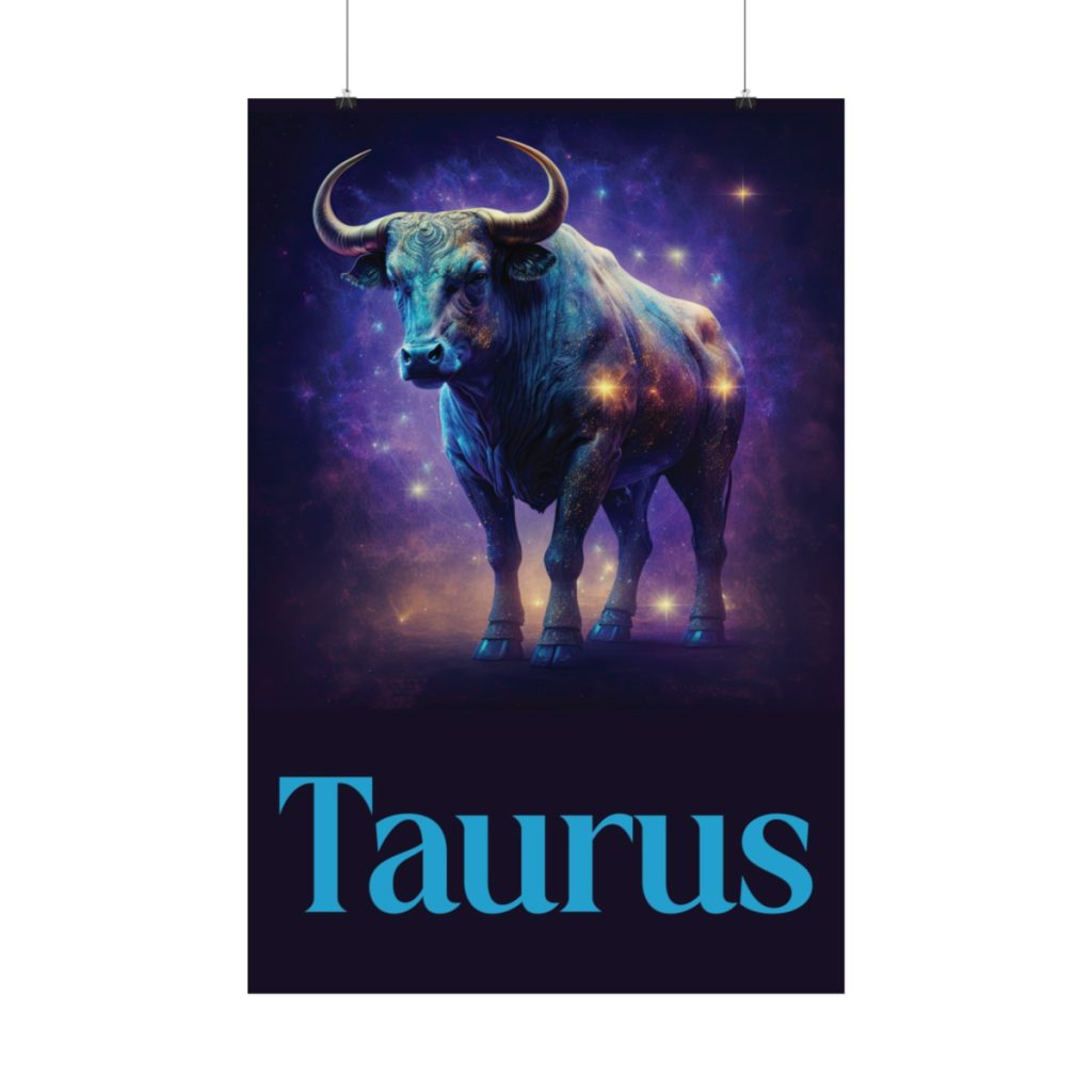 Taurus Posters - Zodiac Fusion